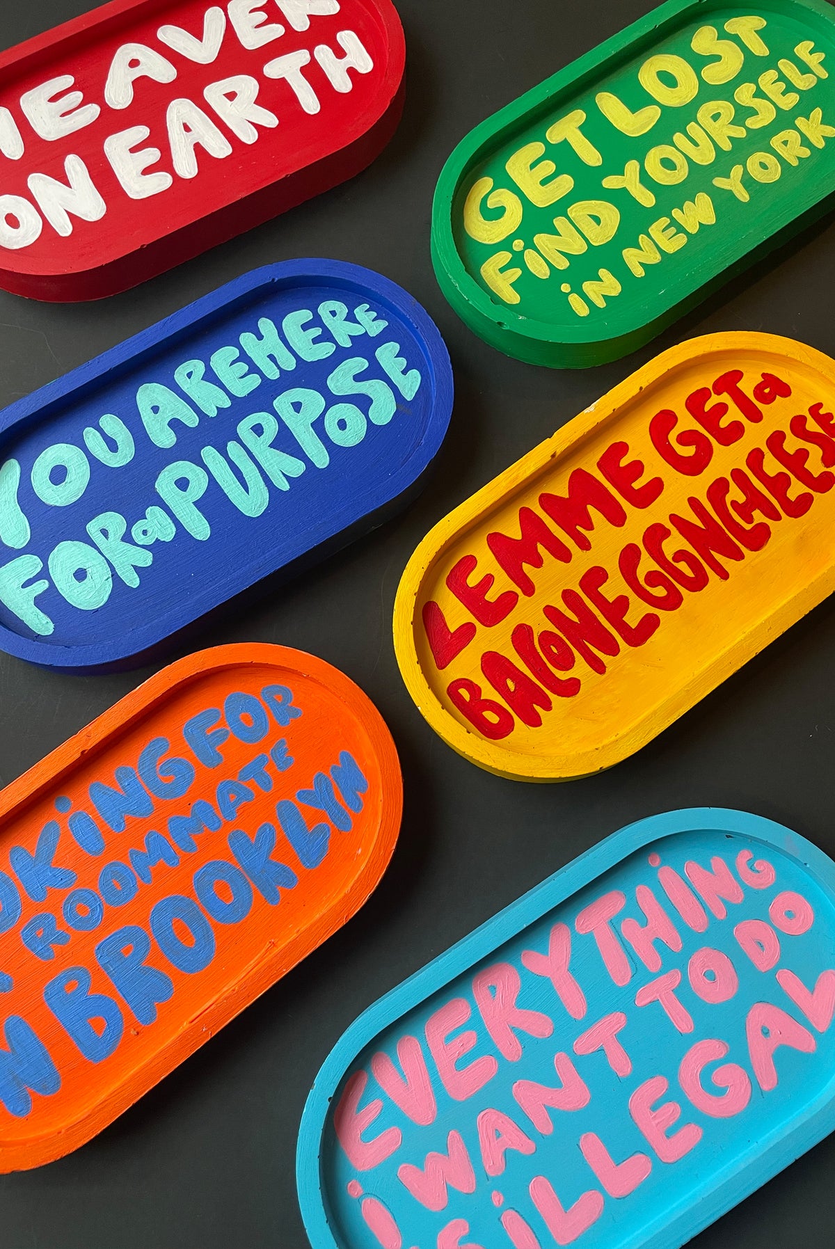 Sign Concrete Trays | designers collab.