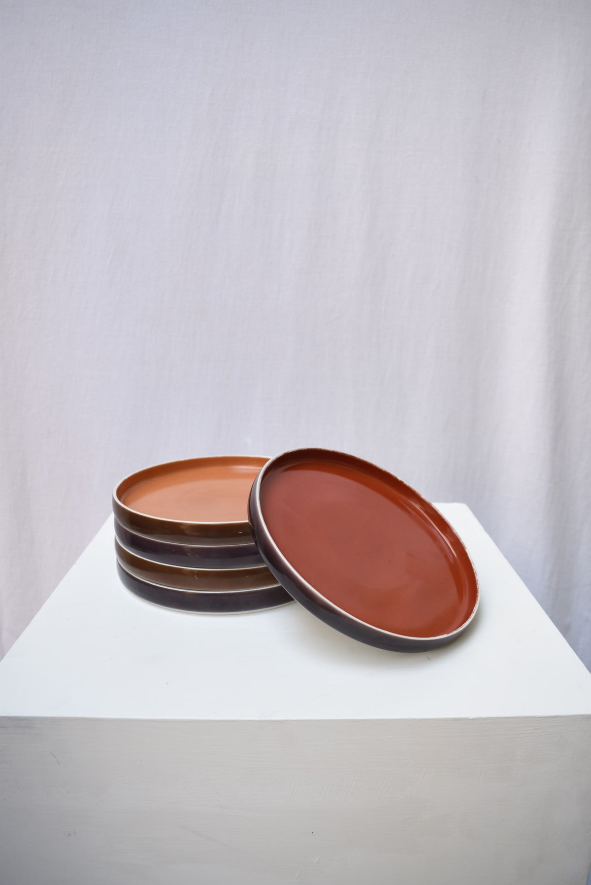 Block Chromatic Brown Plate | designers collab.