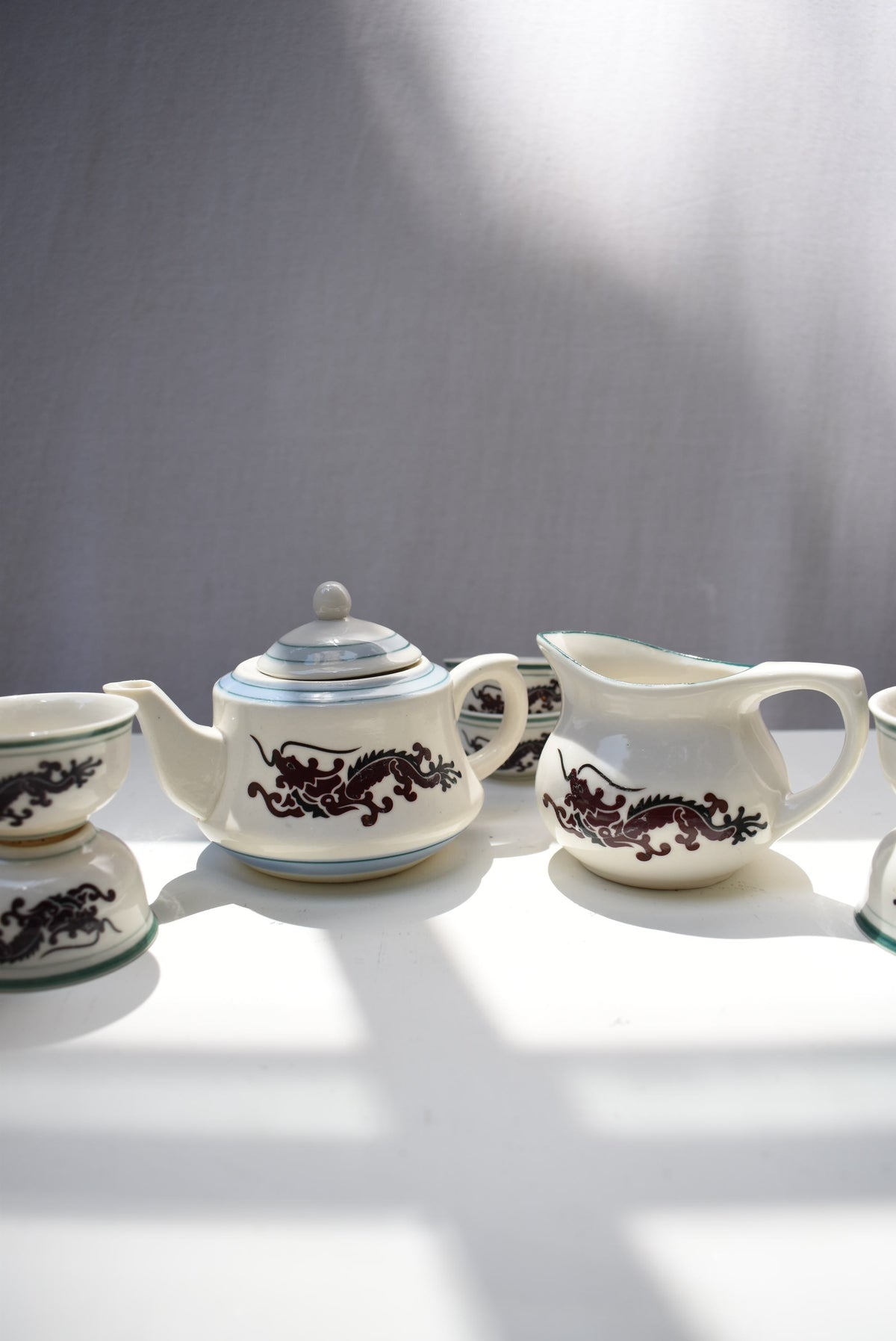 Chinese Chameleon Dragon Tea Set | designers collab.