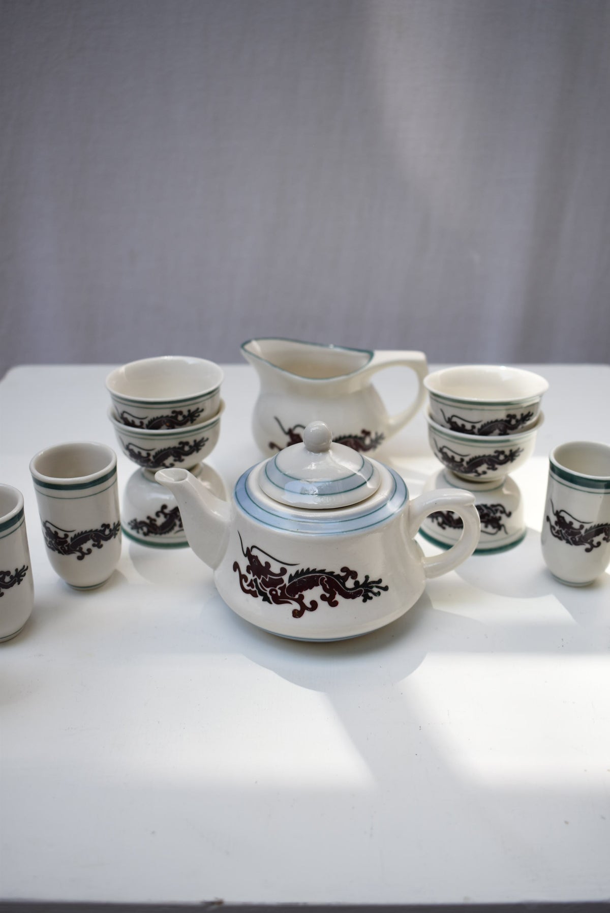 Chinese Chameleon Dragon Tea Set | designers collab.